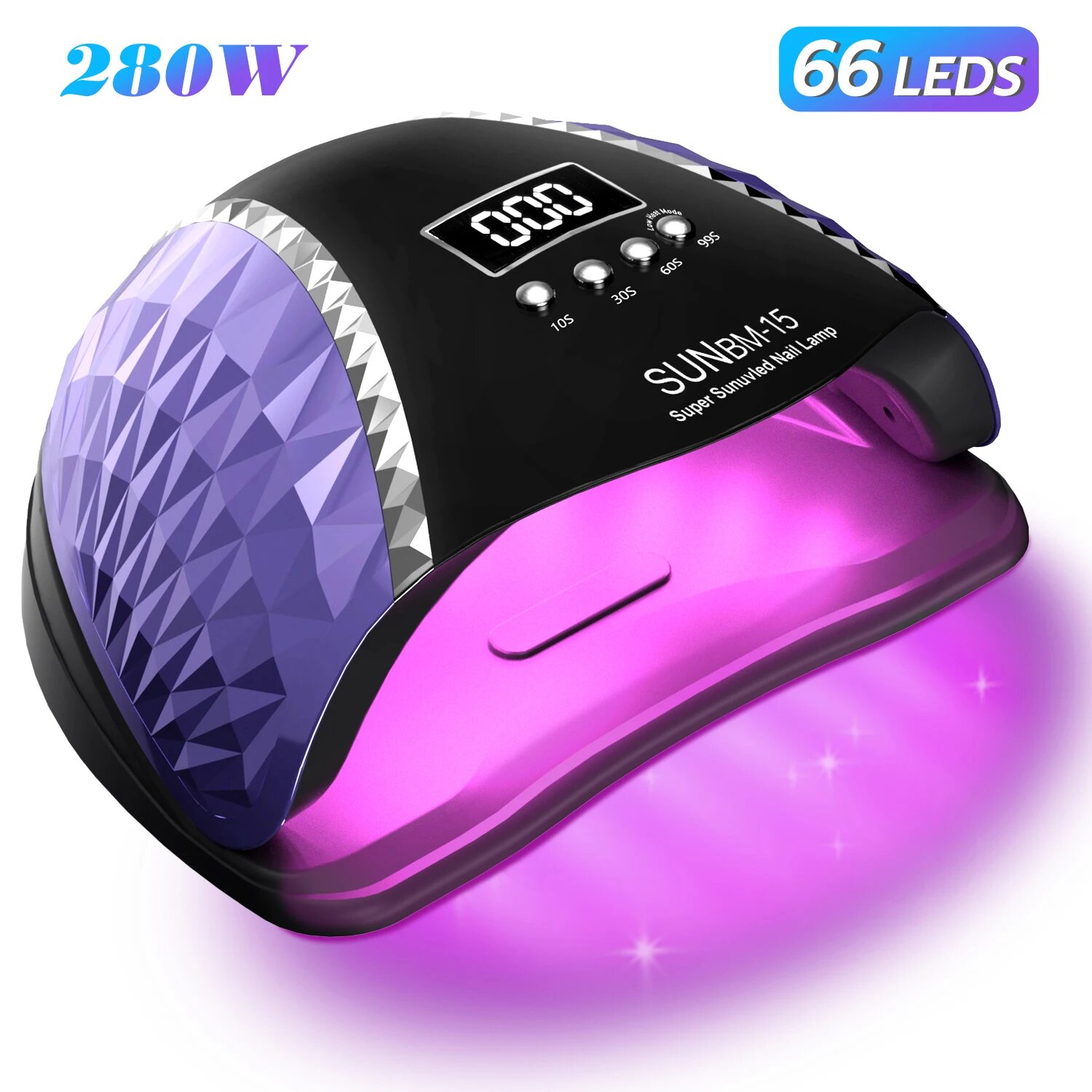 SUNBEA M15 УФ-лампа для ногтей 280W, 66 LED, BM-15, ЕС