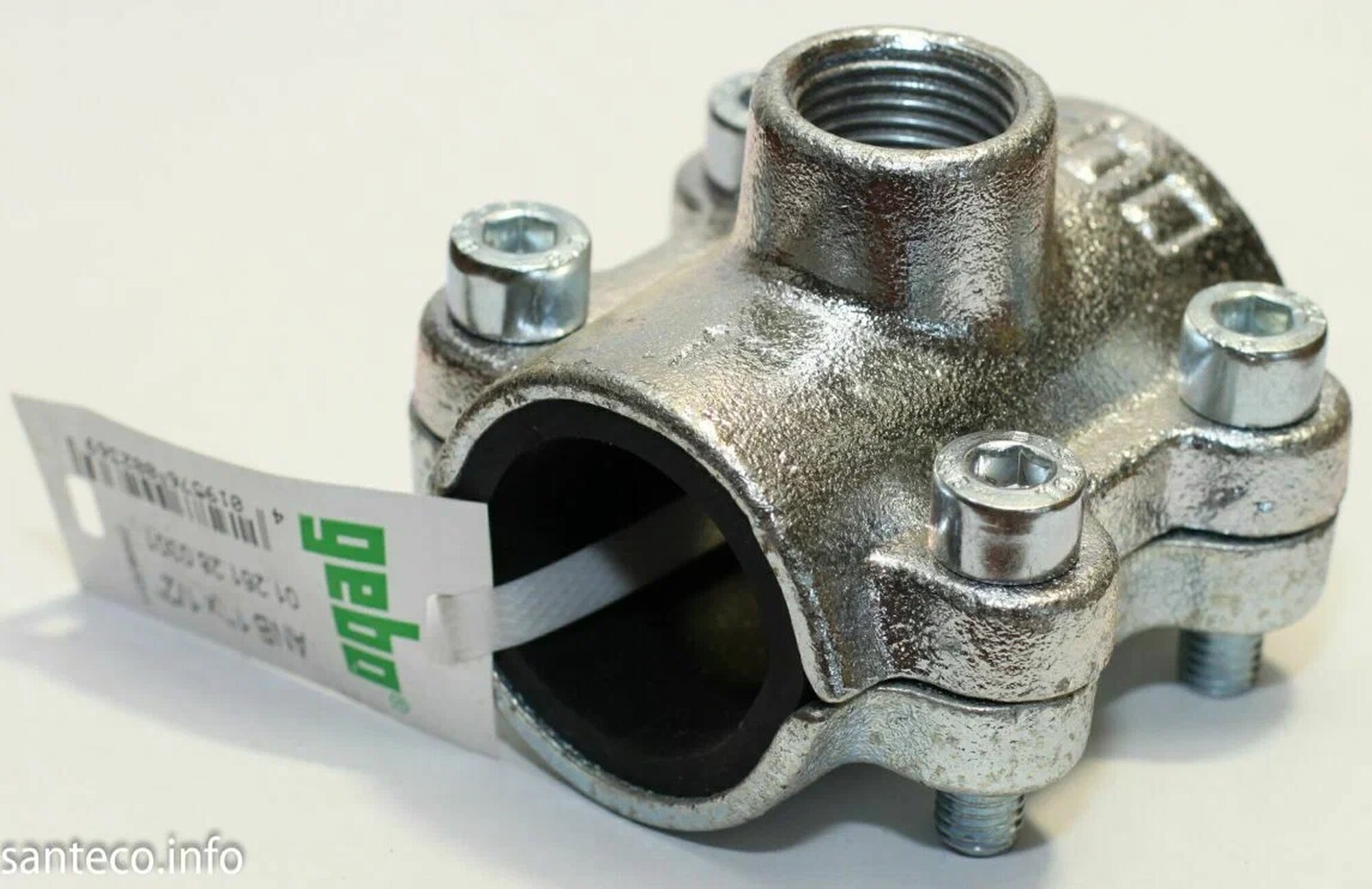 Обойма ремонтная с водоотводом Gebo ANB, 3" х 2", для металлических труб