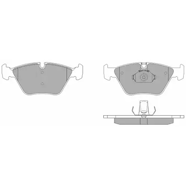 FREMAX FBP-1397 (34111163953 / 34111164330 / 34111164331) колодки дисковые передние\ BMW (БМВ) e39 2.0i-2.8i / 2.5tdi 95-96