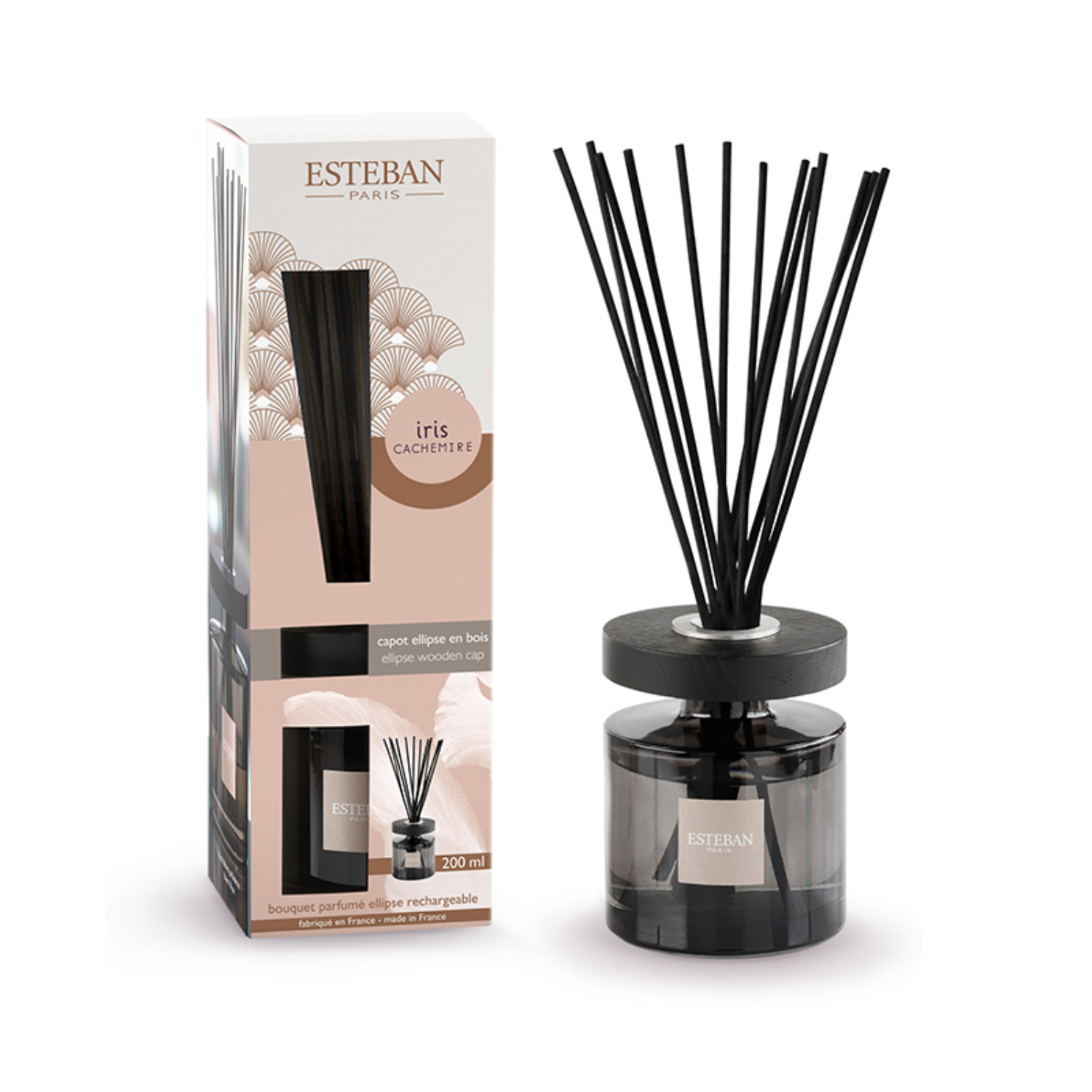 Ароматический диффузор Esteban Paris Parfums "Ирис и кашемир/IRIS CACHEMIRE" 200 мл.