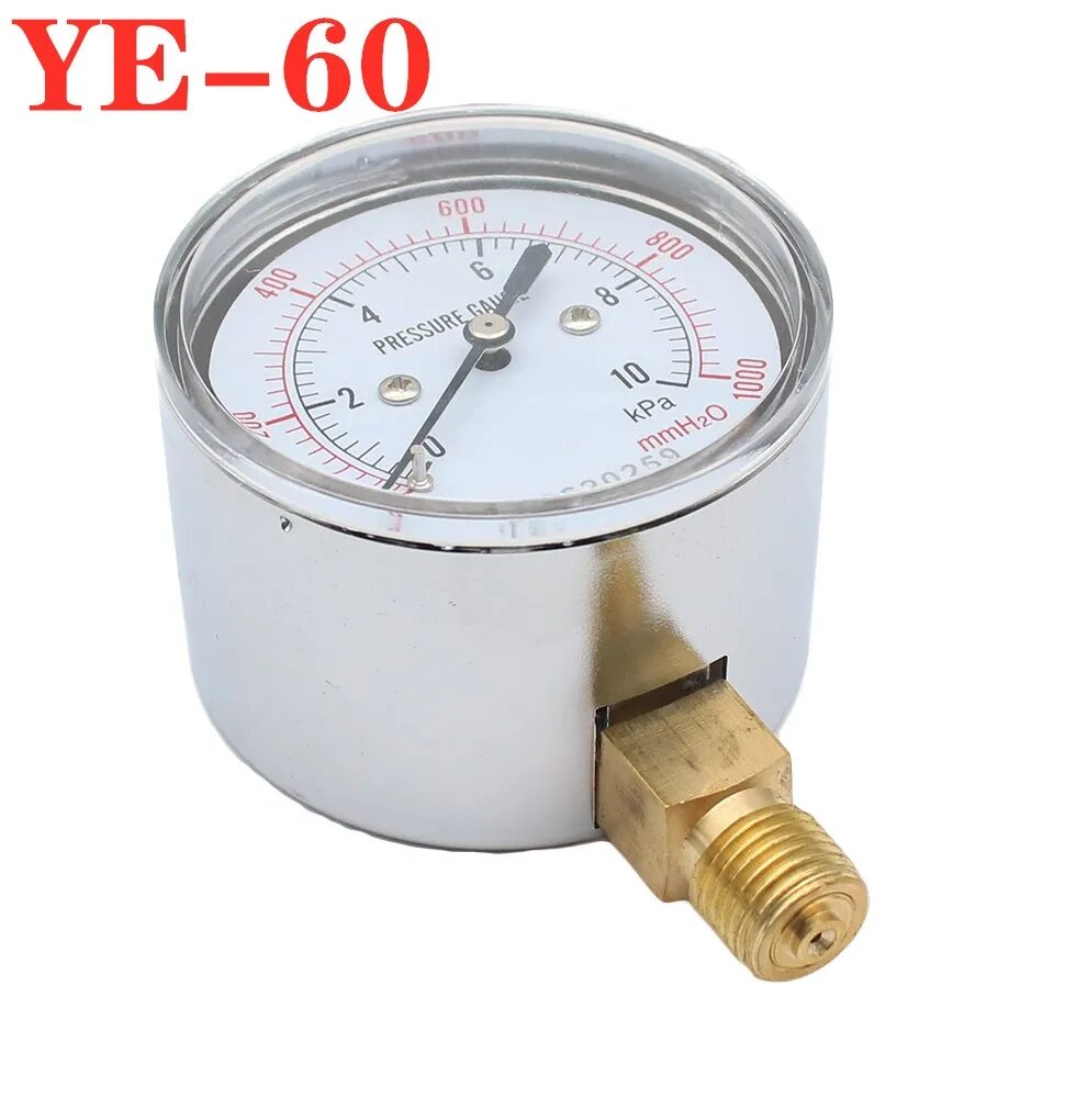 Манометр мембранный LASEEM Ye60, 0-2.5kpa