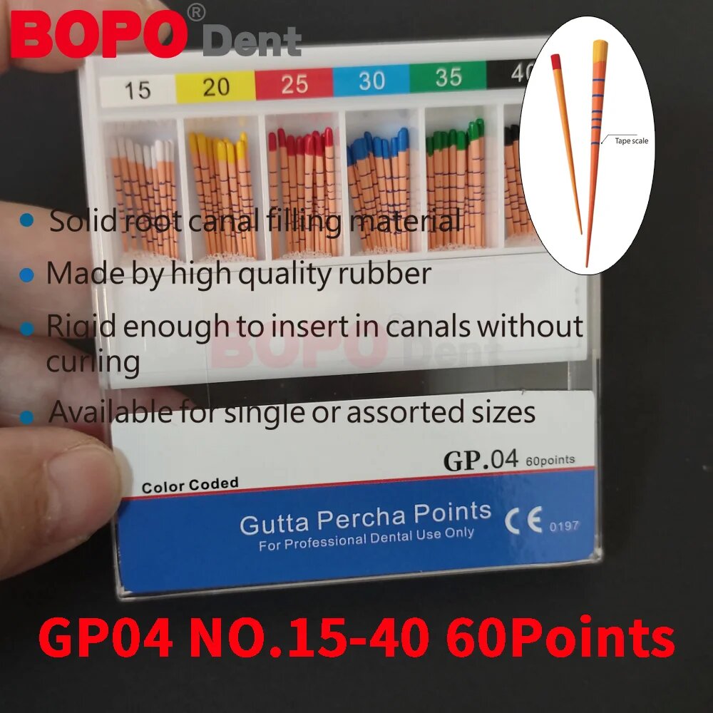 Gutta Percha Points GP04 No.15-40 60 Points