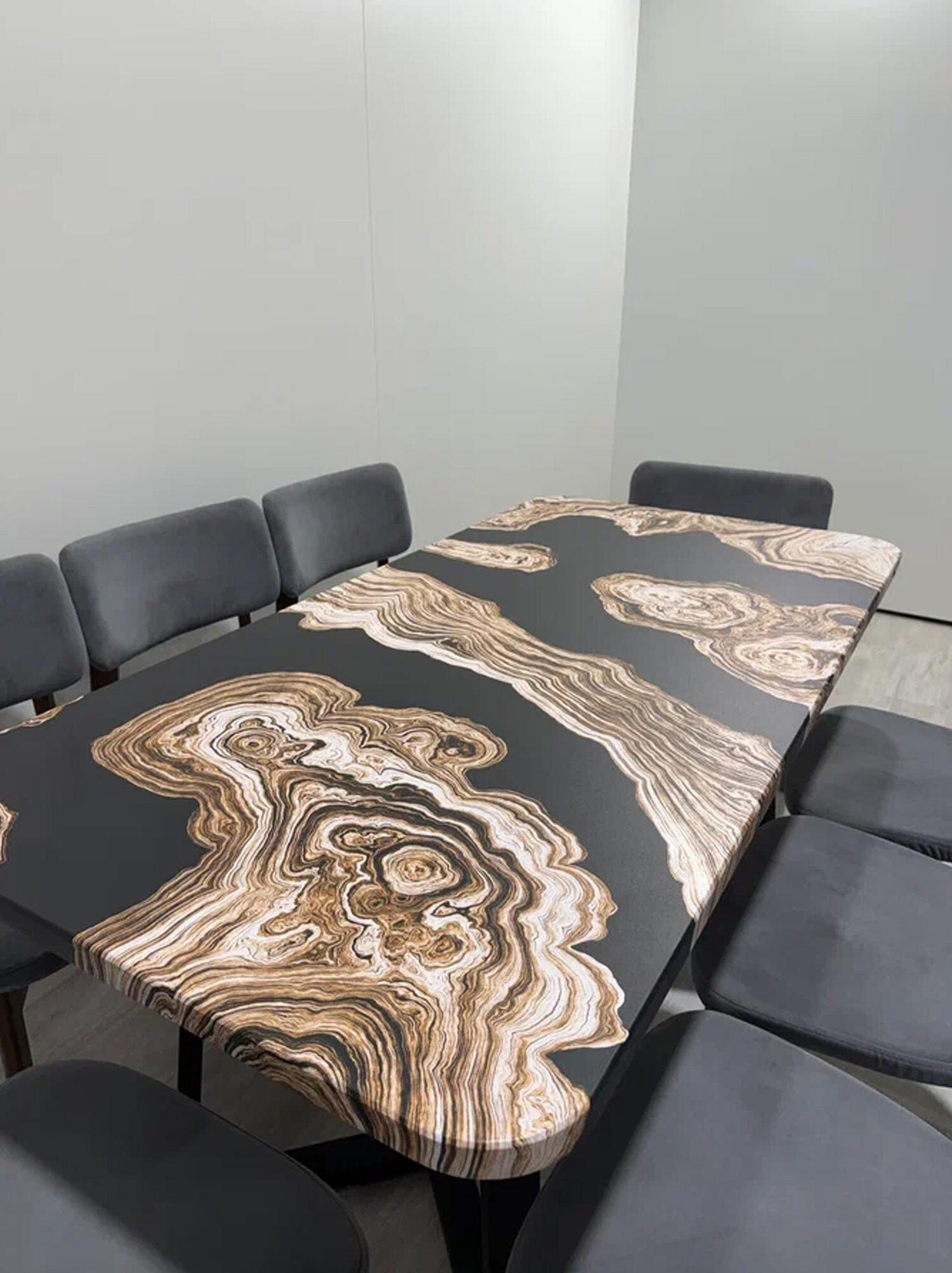 Стол кухонный обеденный прямоугольный дизайнерский лофт THETABLE•RU 140х80 2.71/1.1