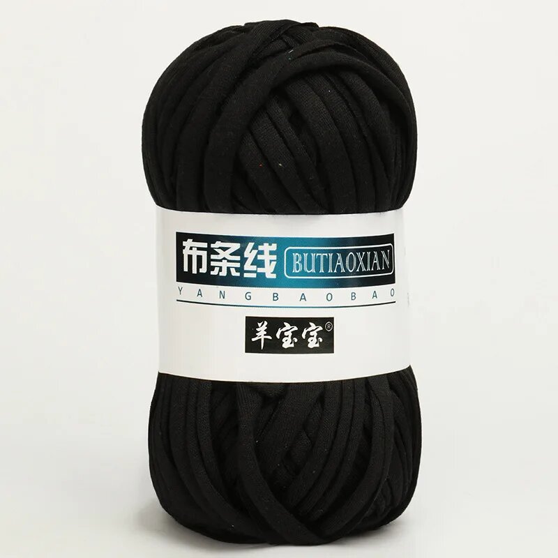 Полиэстер/акрил пряжа для вязания 100г Черный, 27 1PC