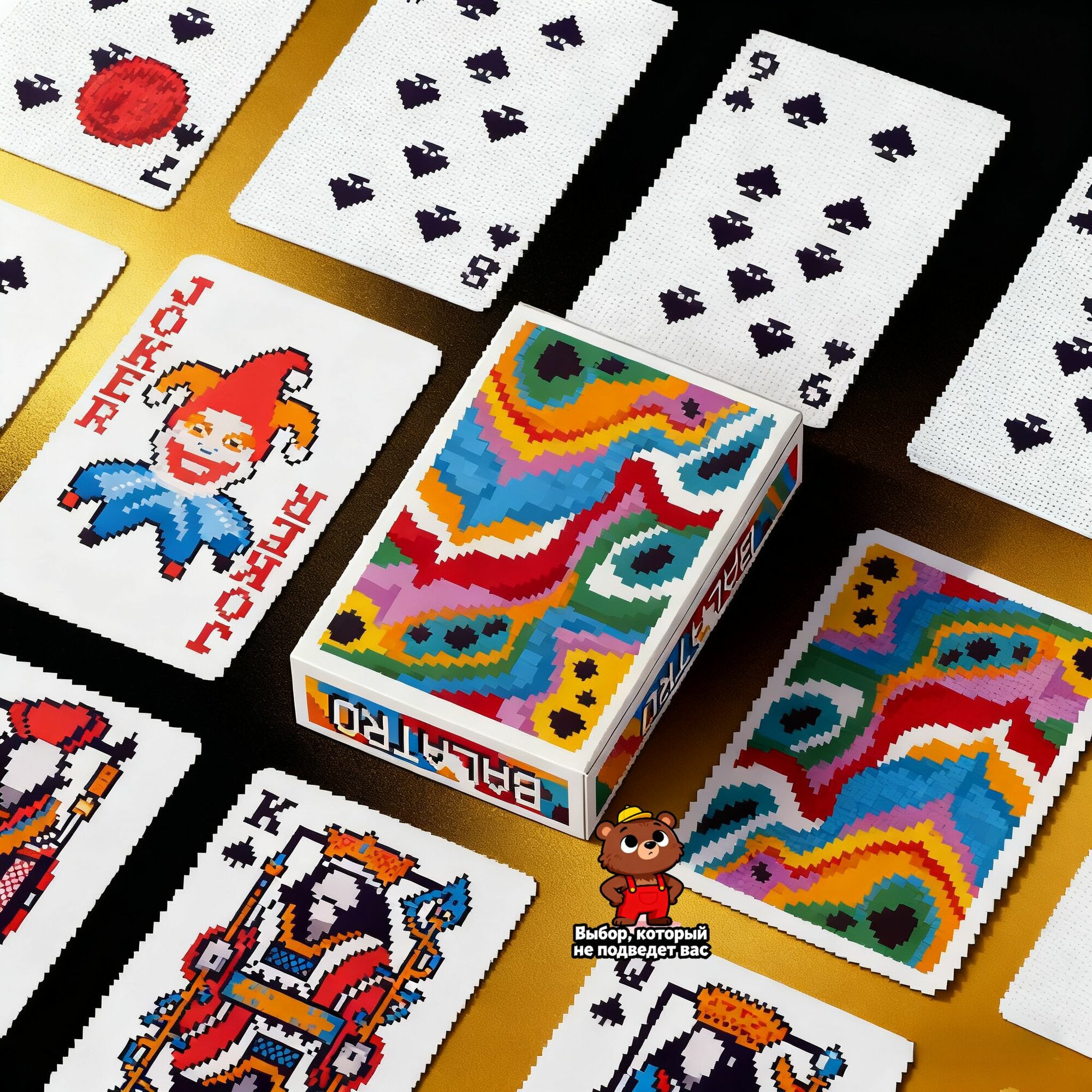 Balatro карточная игра, стратегическая настольная игра для вечеринок и друзей новая версия 2025, баланс стратегии и удачи, 1 колода