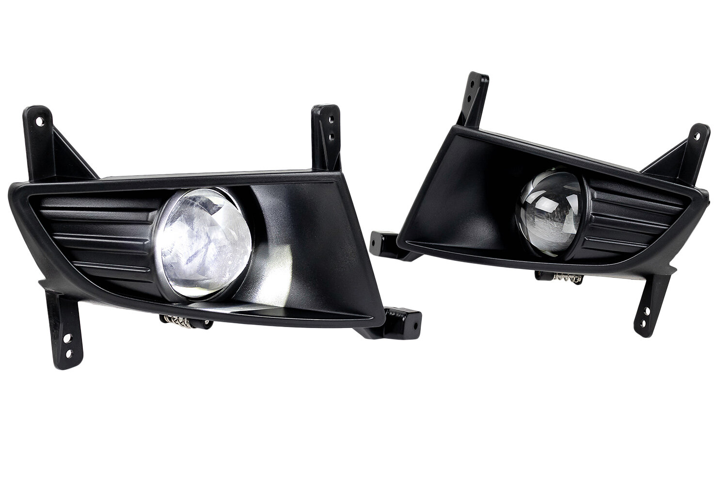 ПТФ диодные 60W 13000lux (ближний, дальний) Sal-Man на Лада Приора SE седан, Приора 2 с рестайлинговым бампером