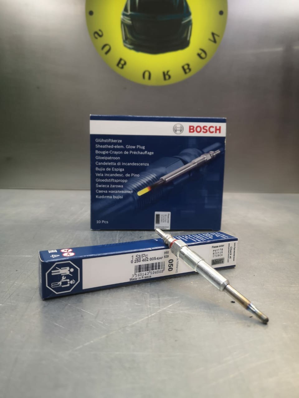 Свеча накаливания Шкода Октавия Суперб, Фольксваген Джетта Гольф Пассат, Ауди А3 А4, Bosch 0250402005