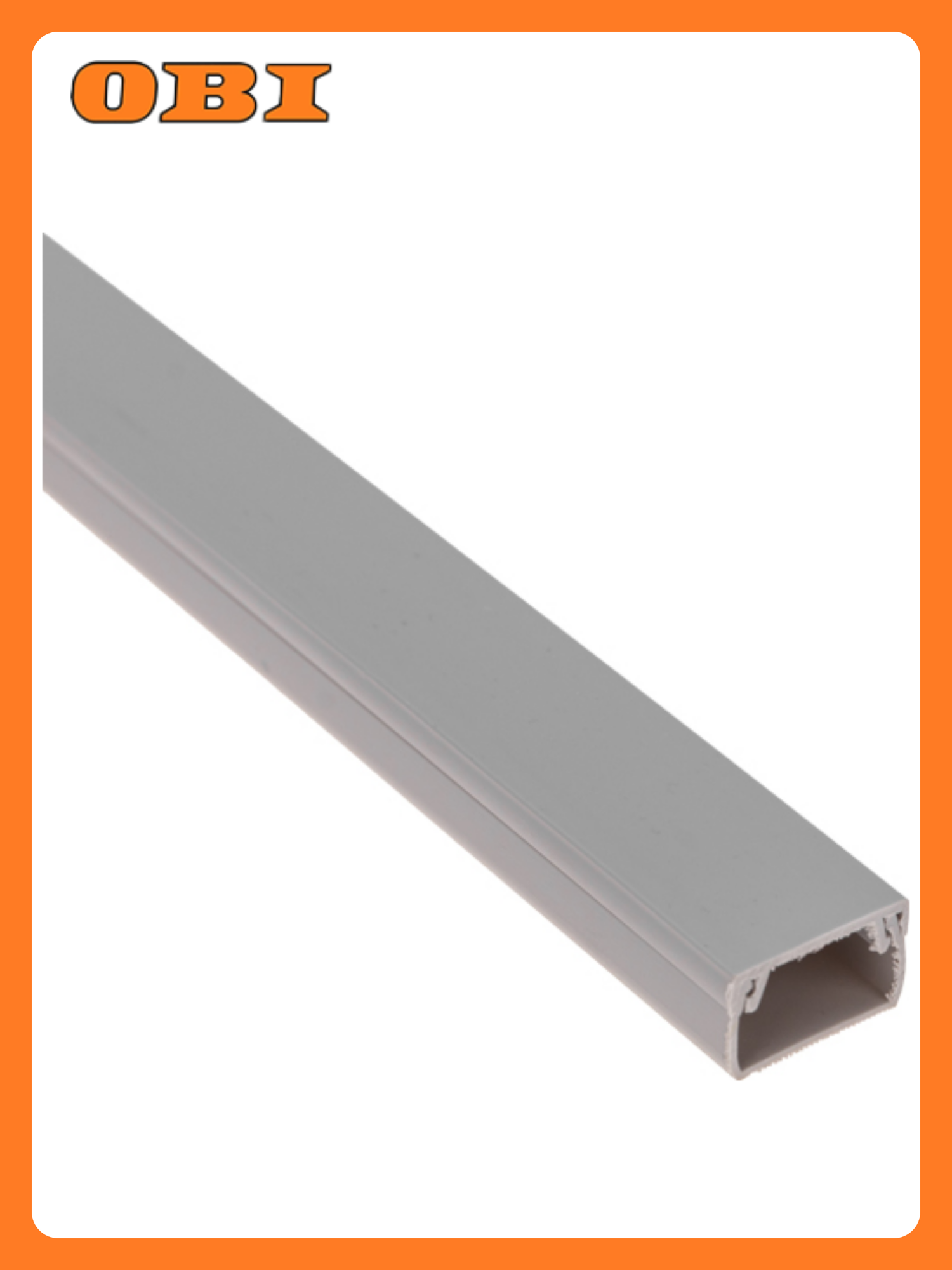 Кабель-канал REXANT 15х10 мм 2 метра упаковка серый