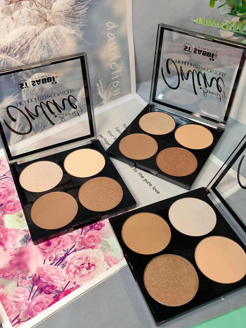 Контуринг для лица , скульптор и хайлайтер