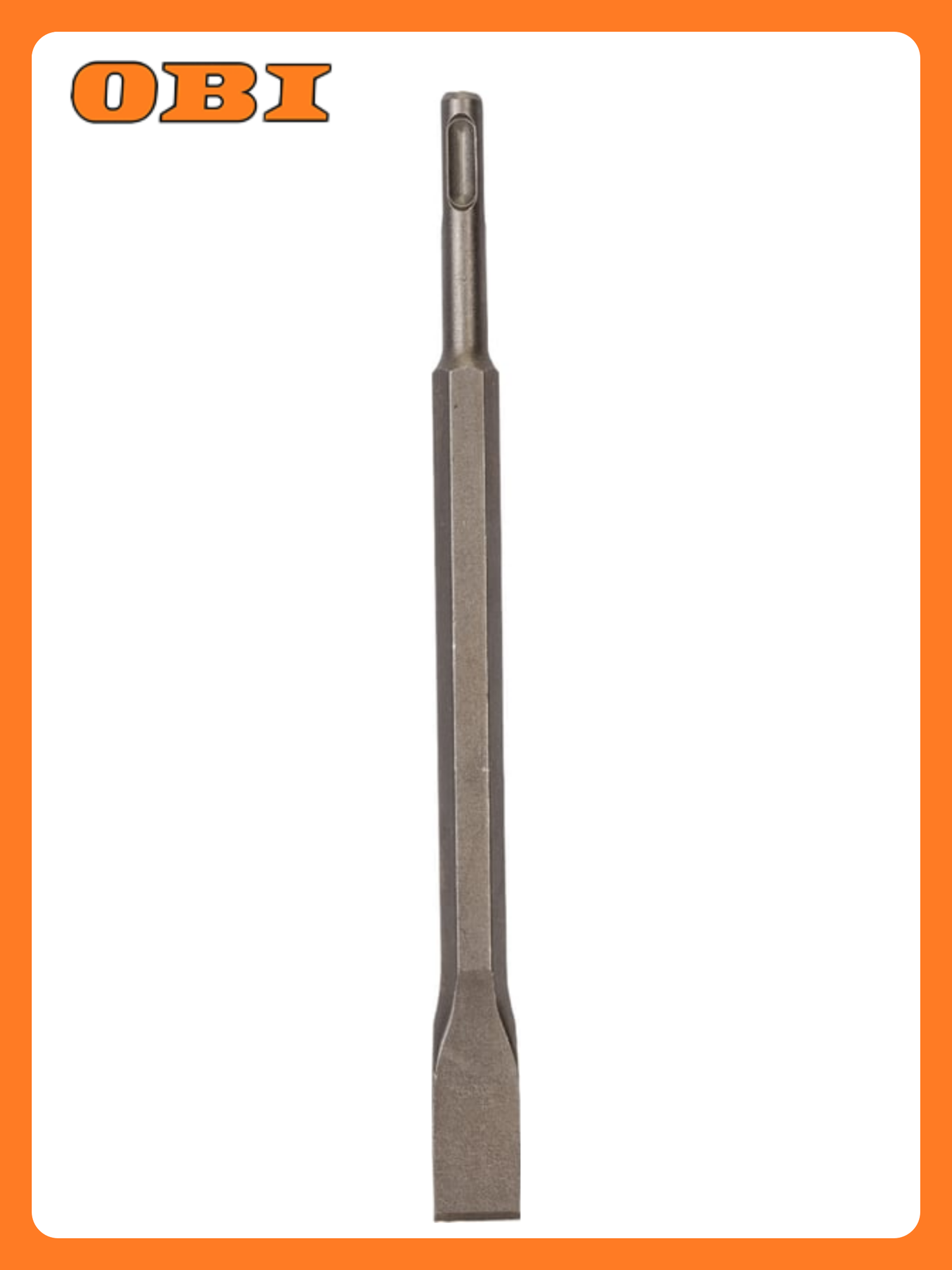 Зубило Vertextools 111-20-250, SDS-plus, для бетона, камня и кирпича, легированная сталь 40Х