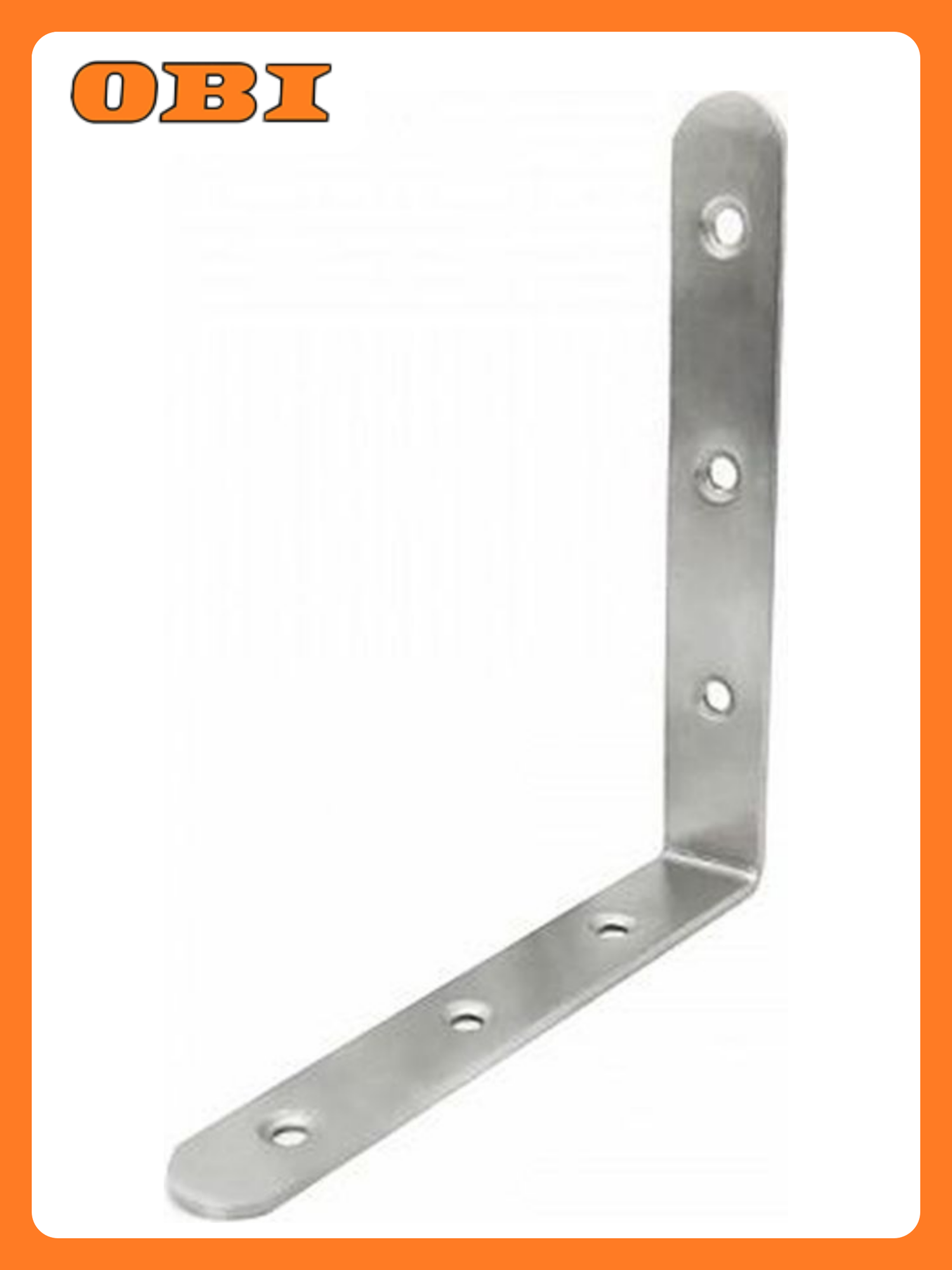 Уголок Tech-KREP, оцинкованный, для мебели, серебристый, 125x125 мм