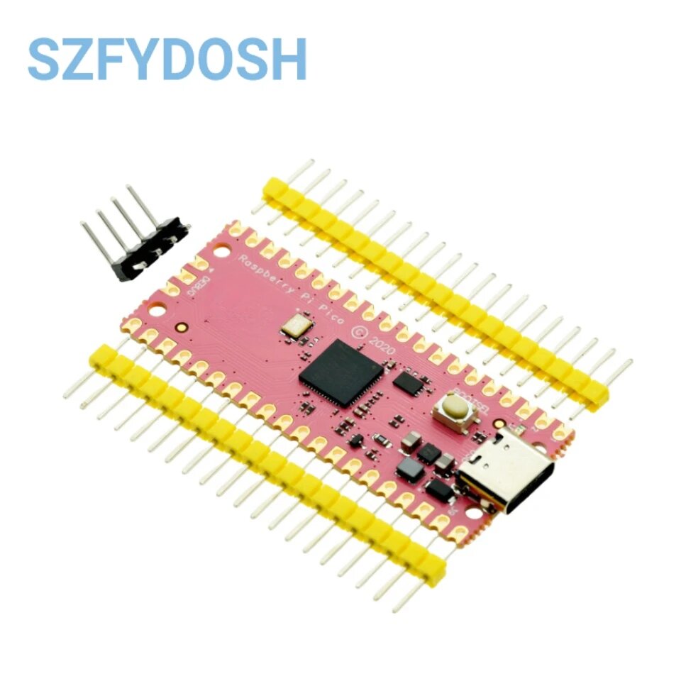 Модуль Raspberry Pi Pico SZFYDOSH TYPE-C pink