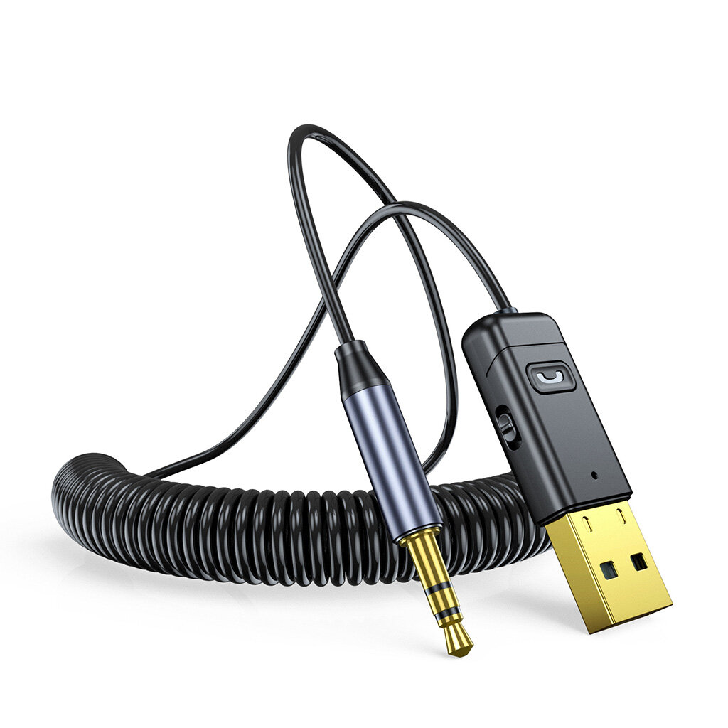 Bluetooth приемник AUX автомобильный аудиоадаптер usb интерфейс 3,5 мм