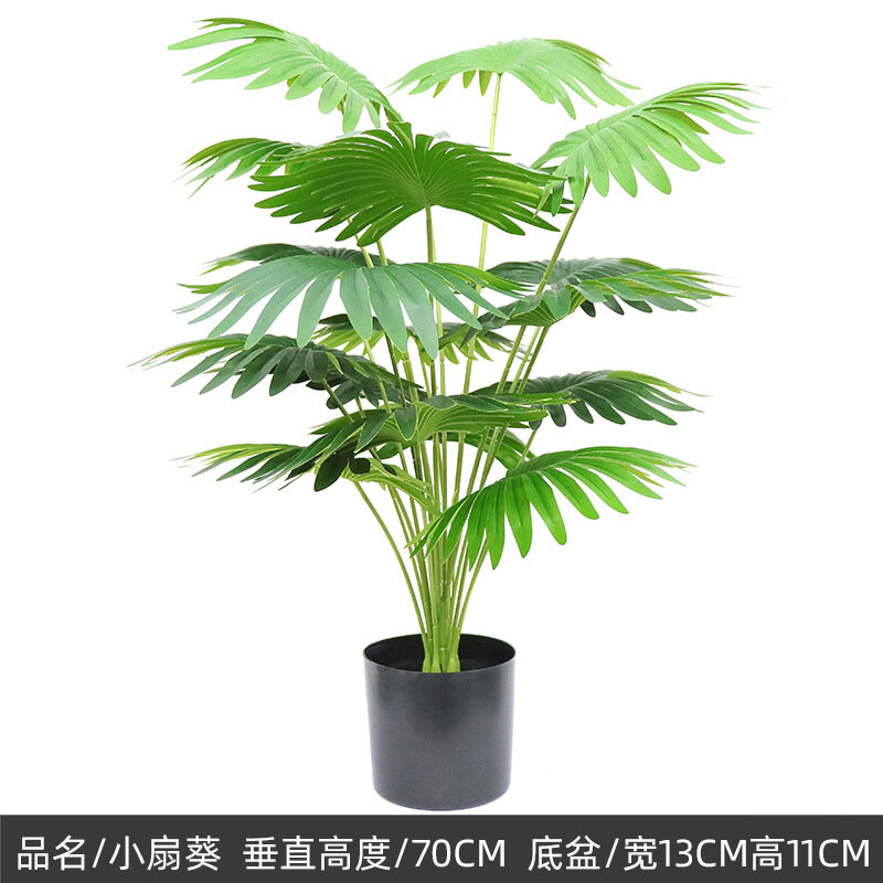 Большое тропическое искусственное зеленое растение в горшке, оптовая продажа, комнатное напольное растение, ландшафтный пальметто, искусственное дерево в горшке, декор