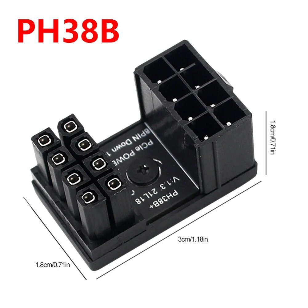 Кабель-переходник ALLOYSEED 8-Pin на 6-Pin для видеокарты 3 PCS, PH38B