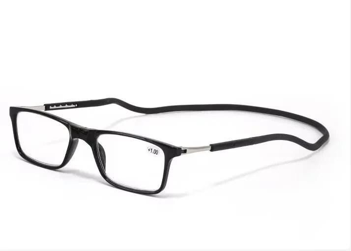 Складные очки для чтения Black +350