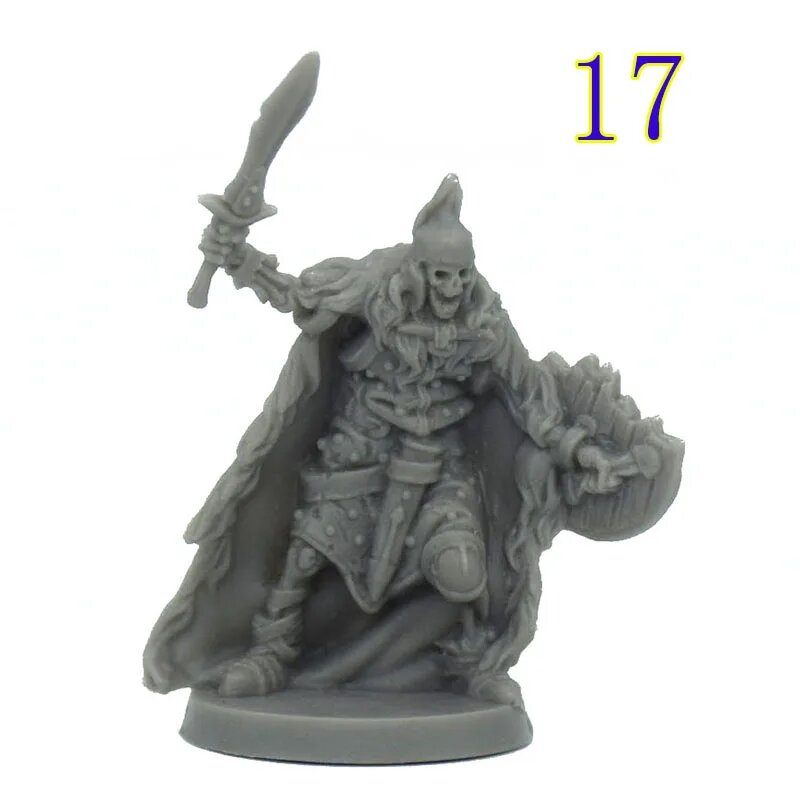 Фигурки COKANO Massive Darkness Hellscape Miniatures SKELETON LEADER Nymph Leader CORRUPTED ANGEL