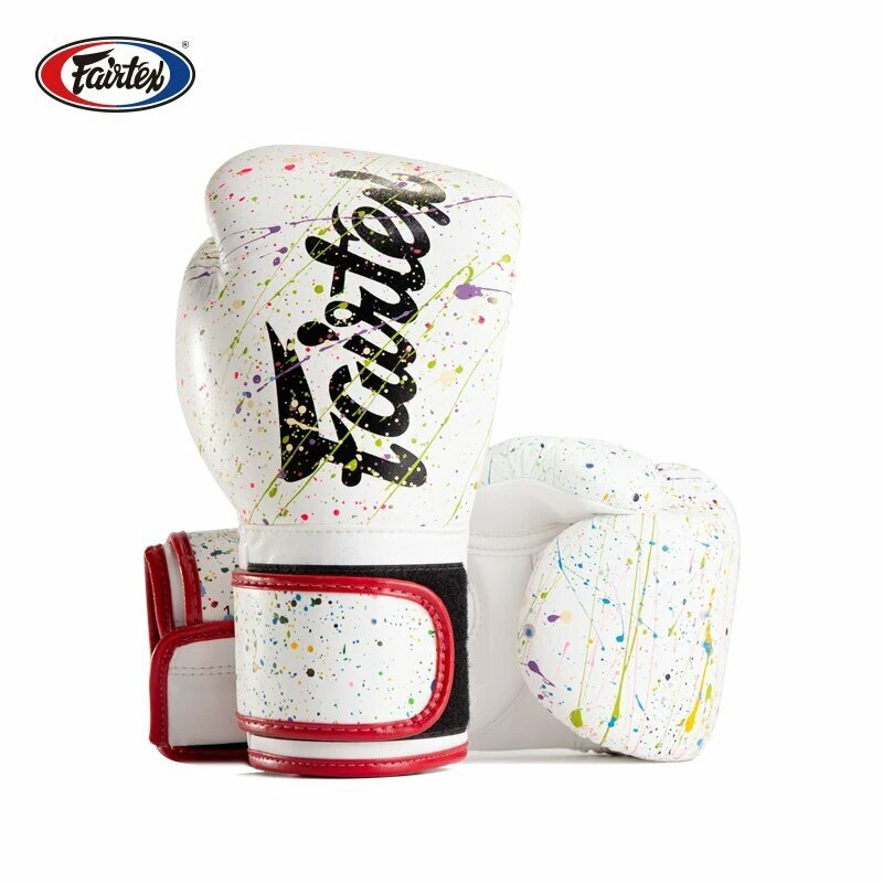 Боксерские перчатки Fairtex BGV14PT для бокса и муай-тай с удлинением запястья для тренировки на боксерском мешке