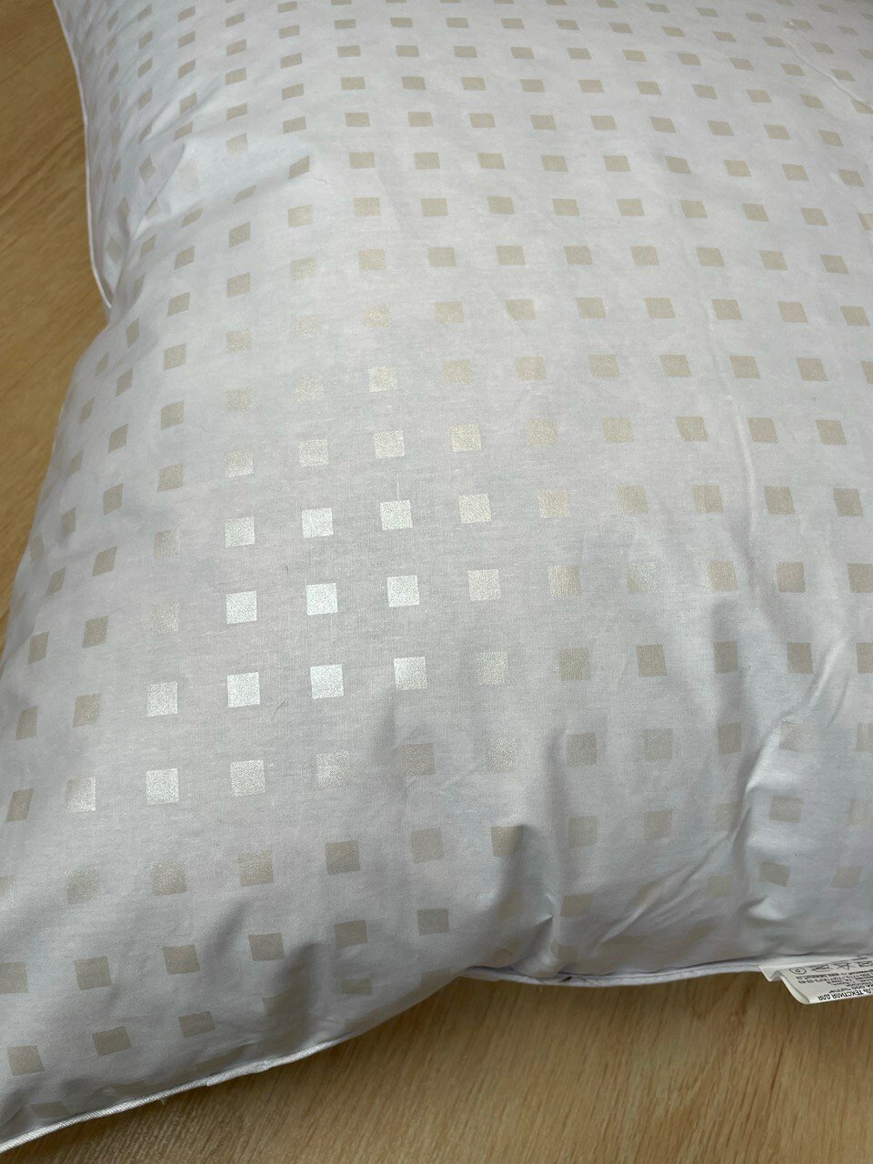 Подушка 70х70, натуральный гусиный пух, чехол тик 100% хлопок, белая