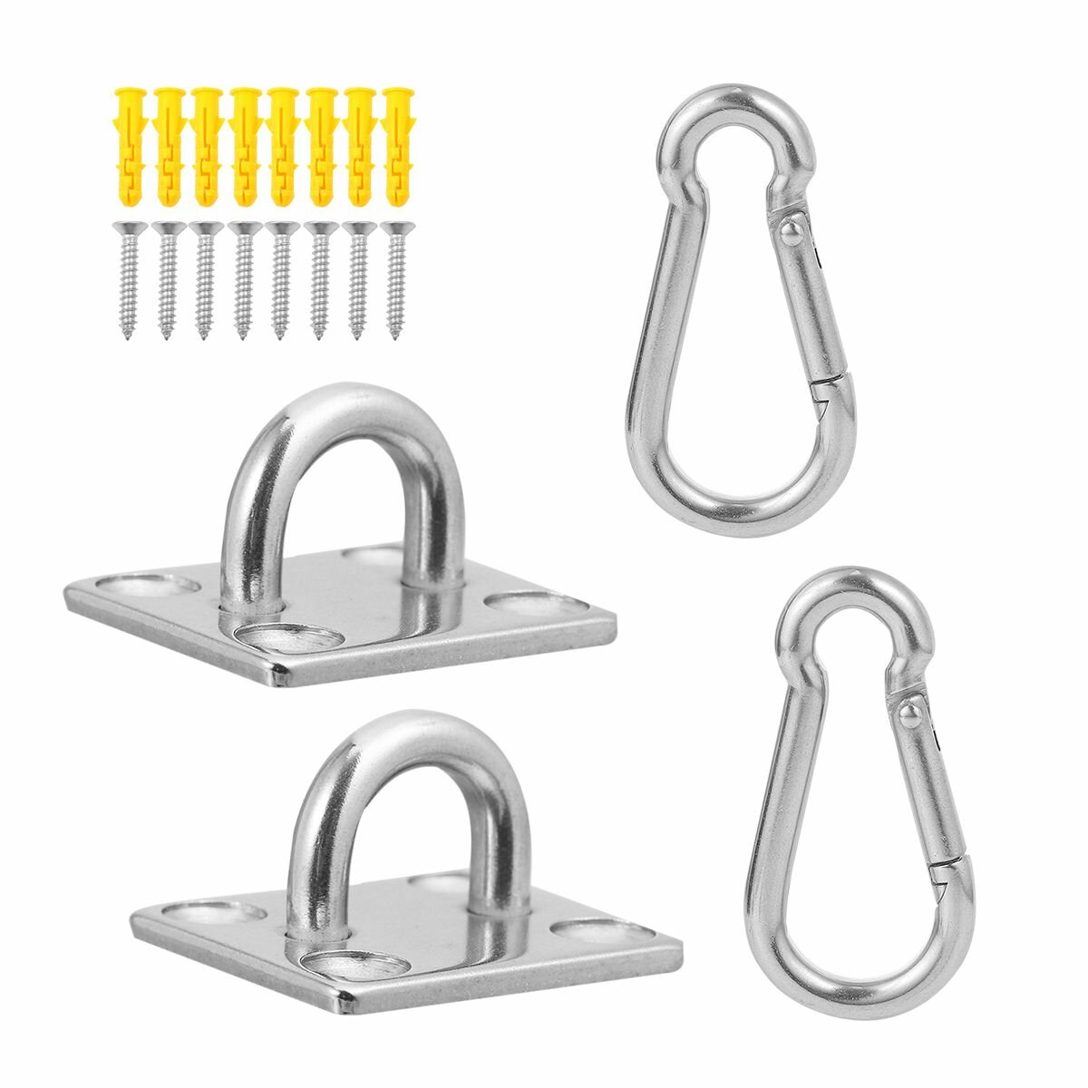 Подвесные Потолочные Крючки Набор Из Нержавеющей Стали И Пластика Для Подвешивания Кресел, 1 Комплект