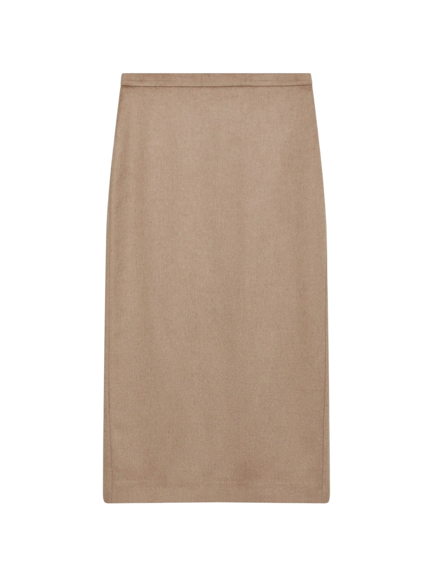 Юбка High-waisted rear-slit midi skirt