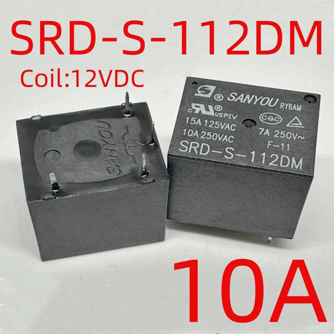 Реле SRD-S-105DM-F-C1 SRD-S-112DM SRD-S-112DM2-L SRD-S-118DM (T73A) 4-контактное SRD-S-112DM 12V