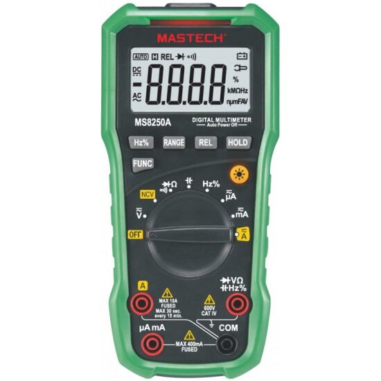 Мультиметр цифровой автоматический Mastech MS8250A, детектор напряжения
