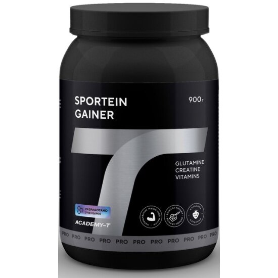 Гейнер Академия-т Sportein Gainer клубника 900 гр