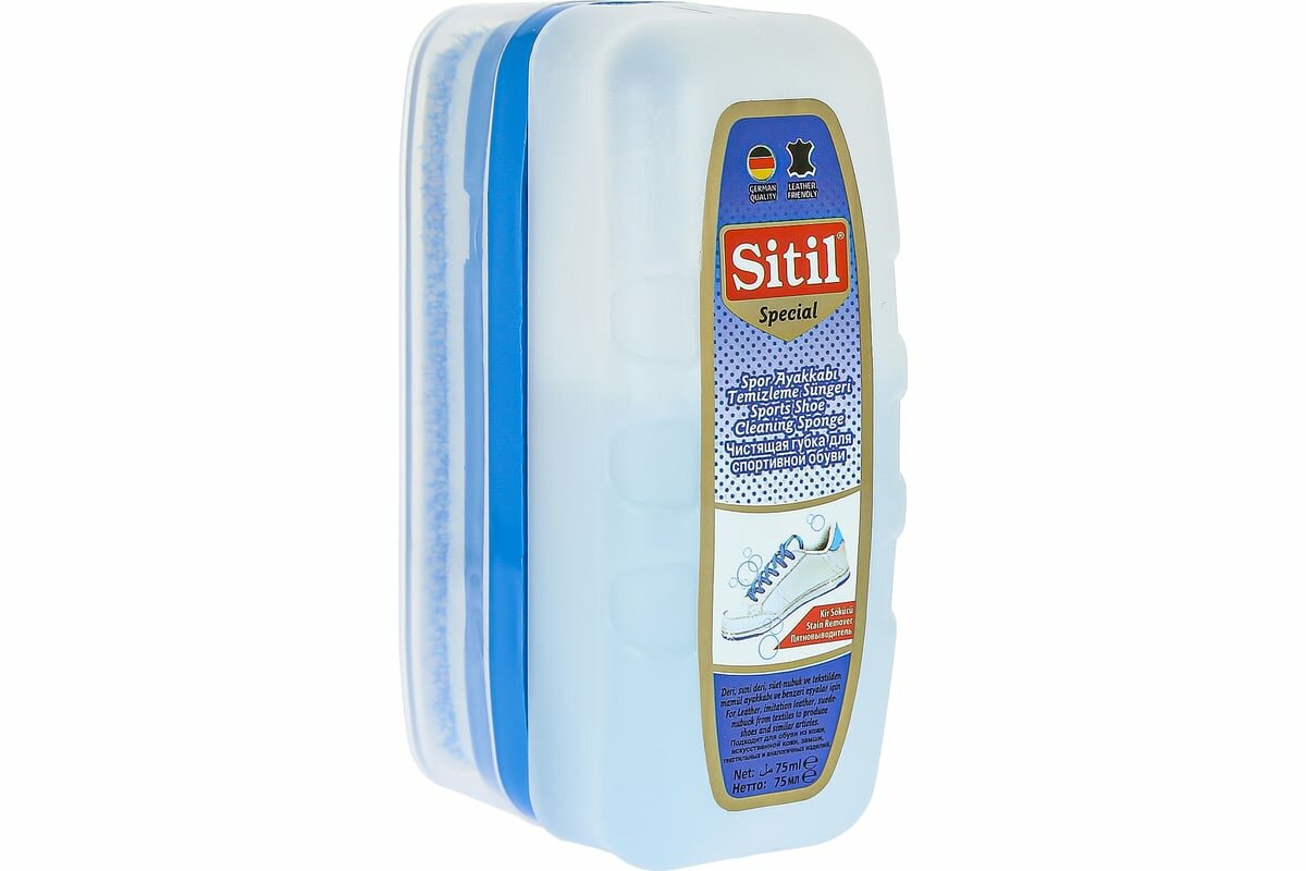 Sitil Чистящая губка для спортивной обуви с шампунем 75 мл - эффективная очистка