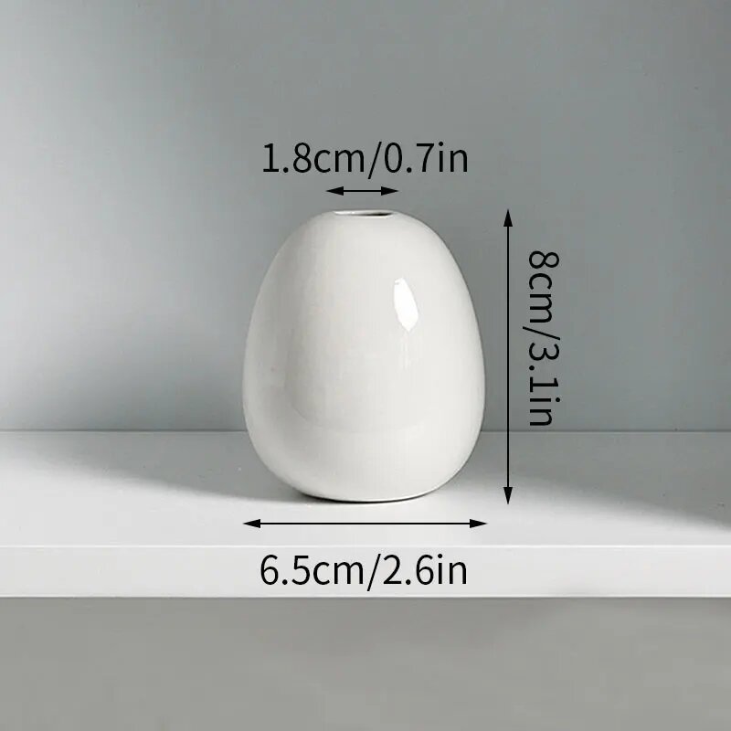 Мини ваза для цветов керамическая S11 1PC 8cm
