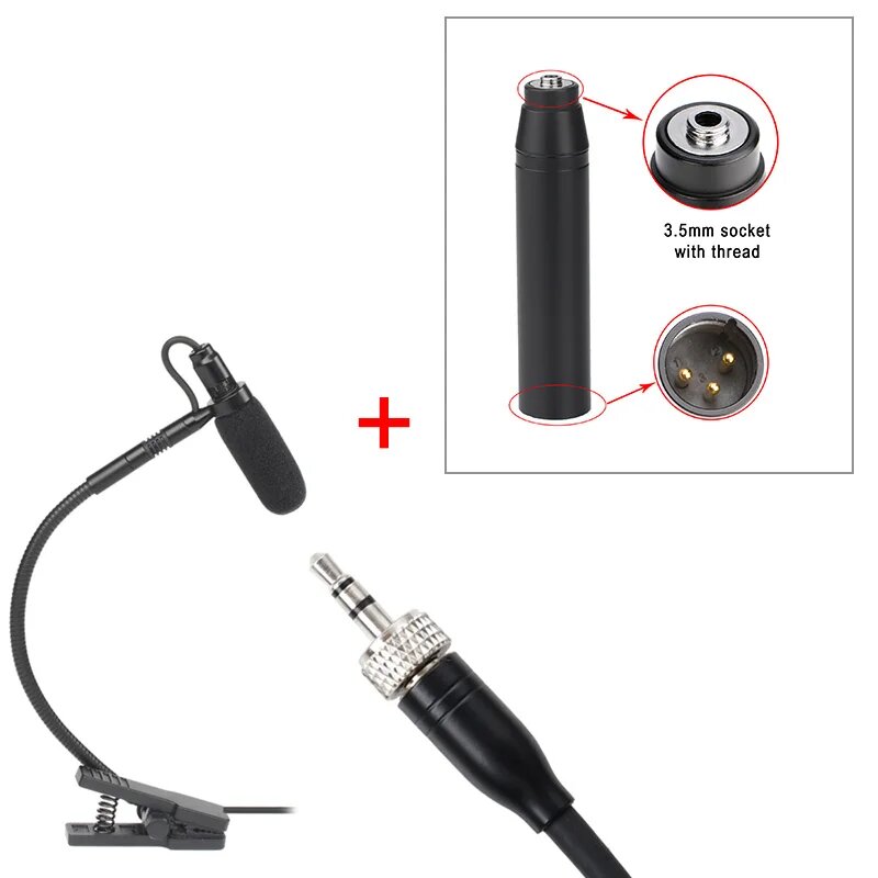 Саксофонный микрофон IM-20 3.5mm with nut P2
