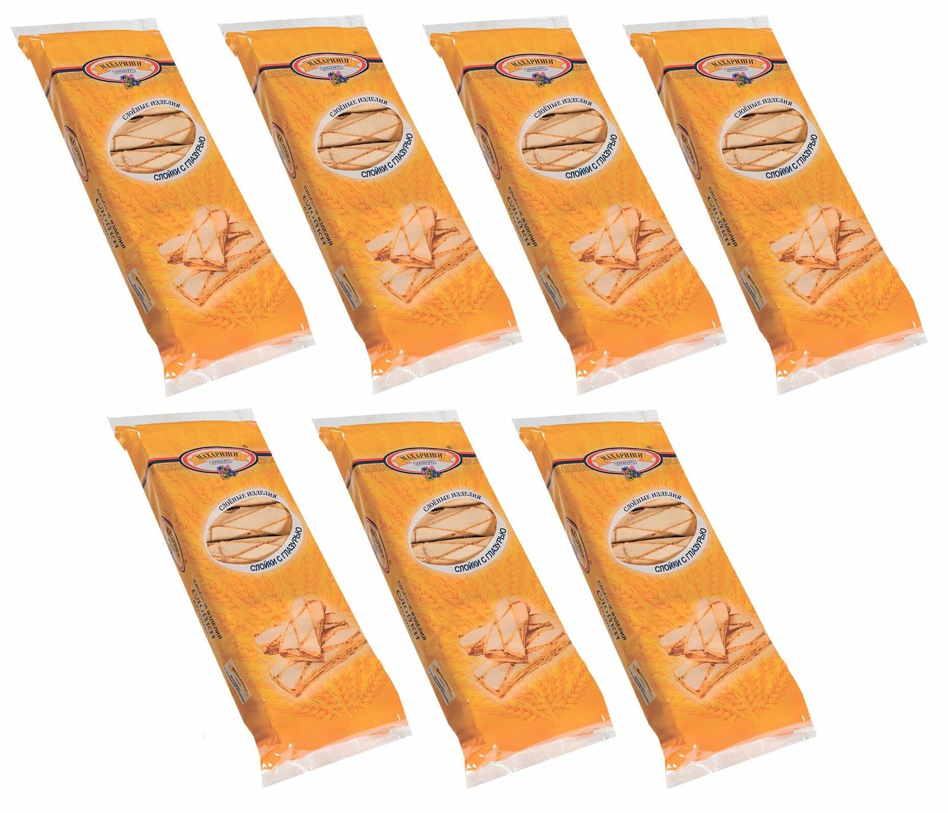 Глазированные слойки махариши 150 гр х 7 упаковок