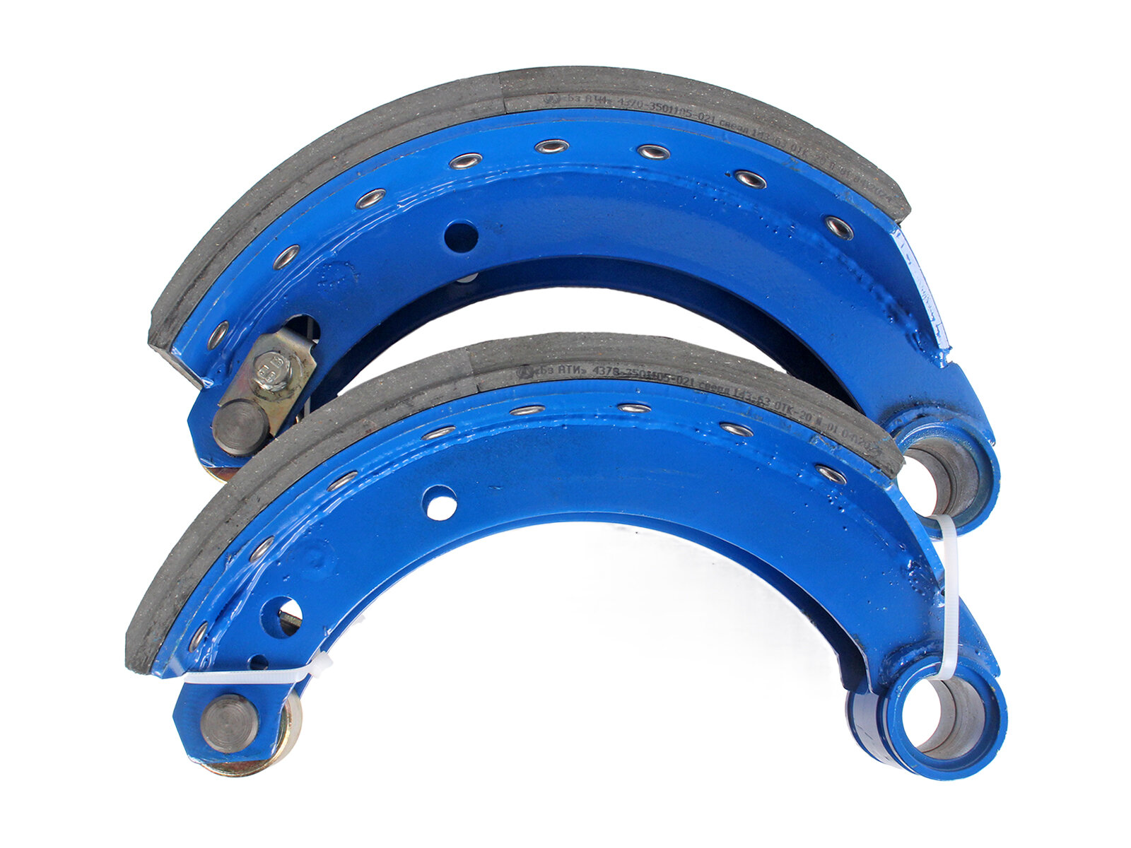 Колодки тормозные передние МАЗ-4370, 120мм, 2 штуки комплект на колесо аккор