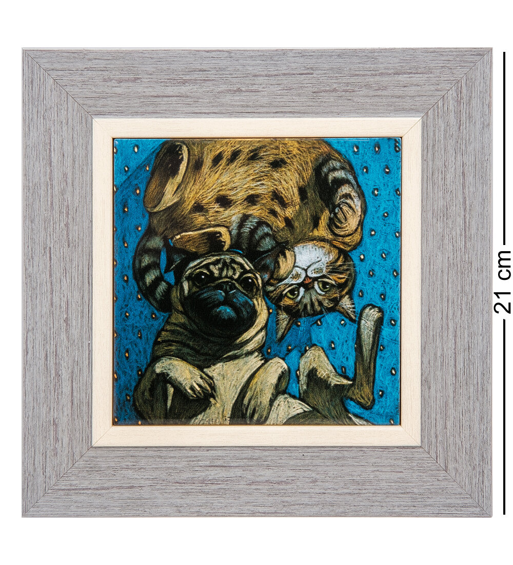 Панно керамическое Инь и Янь 10х10 A2147940