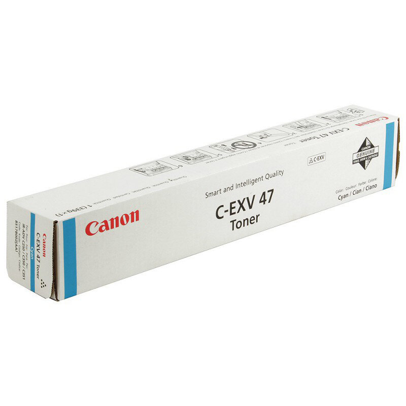 Картридж лазерный Canon C-EXV47C голубой [оригинальный, 21500 стр, 1 шт]