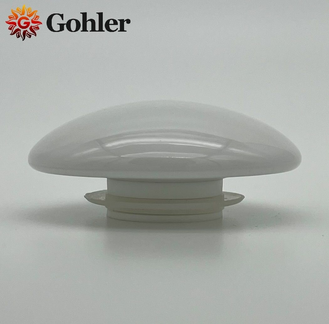 Крышка донного клапана белая керамическая