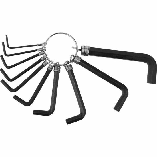 Ключи Trix на кольце, шестигранные 1.5/2/2.5/3/4/5/6/8/10мм '00000004713