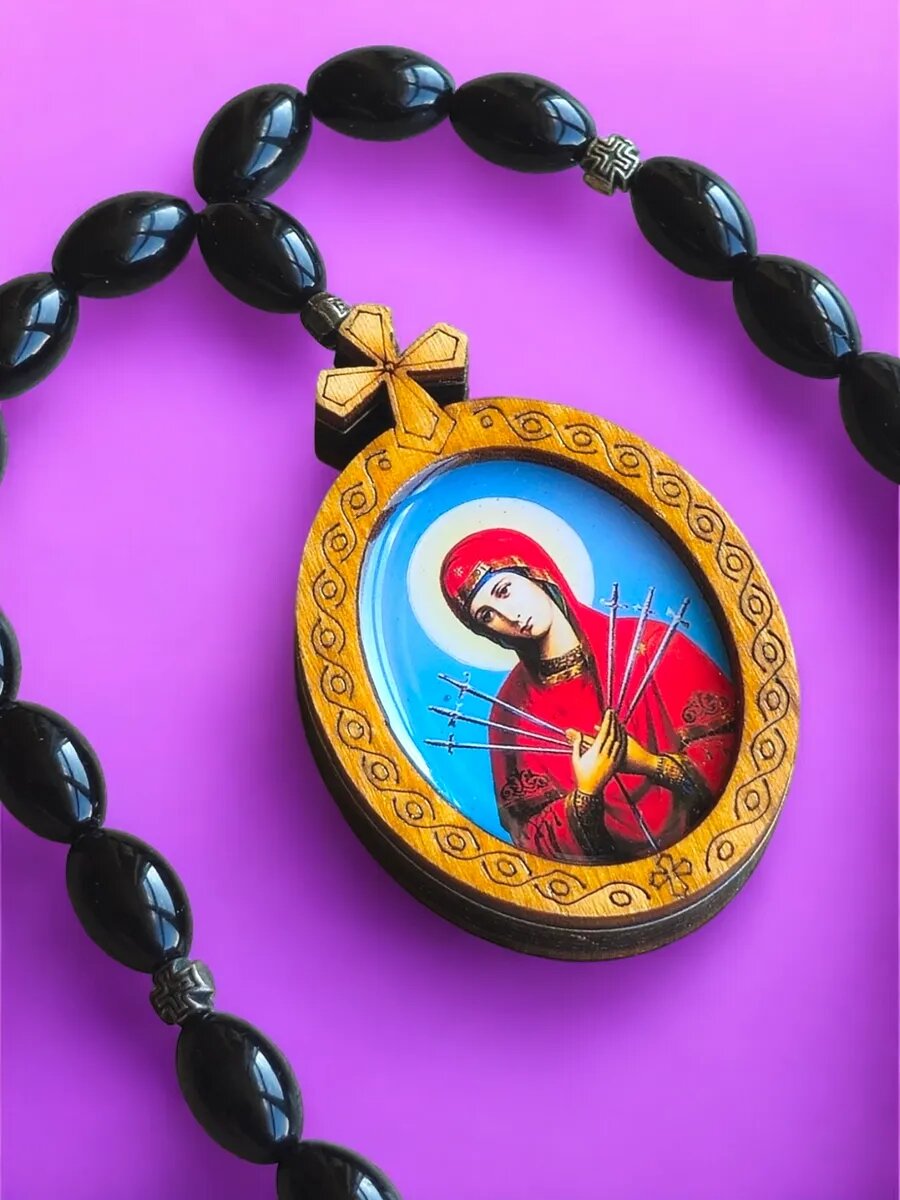 Четки православные Семистрельная икона Божьей матери