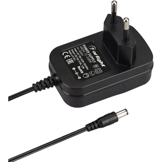 Блок питания Arlight ARDV-12-24BW (24V, 0.5A, 12W) (, Адаптер, 3 года)