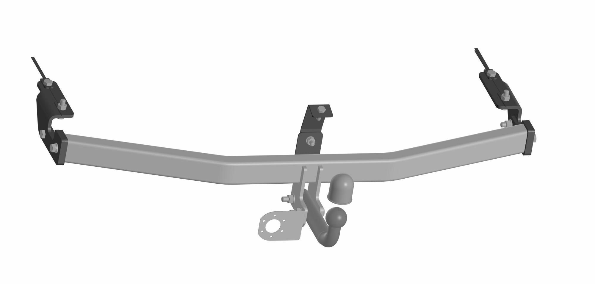 Фаркоп Oris на Changan CS 95 restyle 2018 - (паспорт и сертификат в комплекте, без электрики) 9027-A