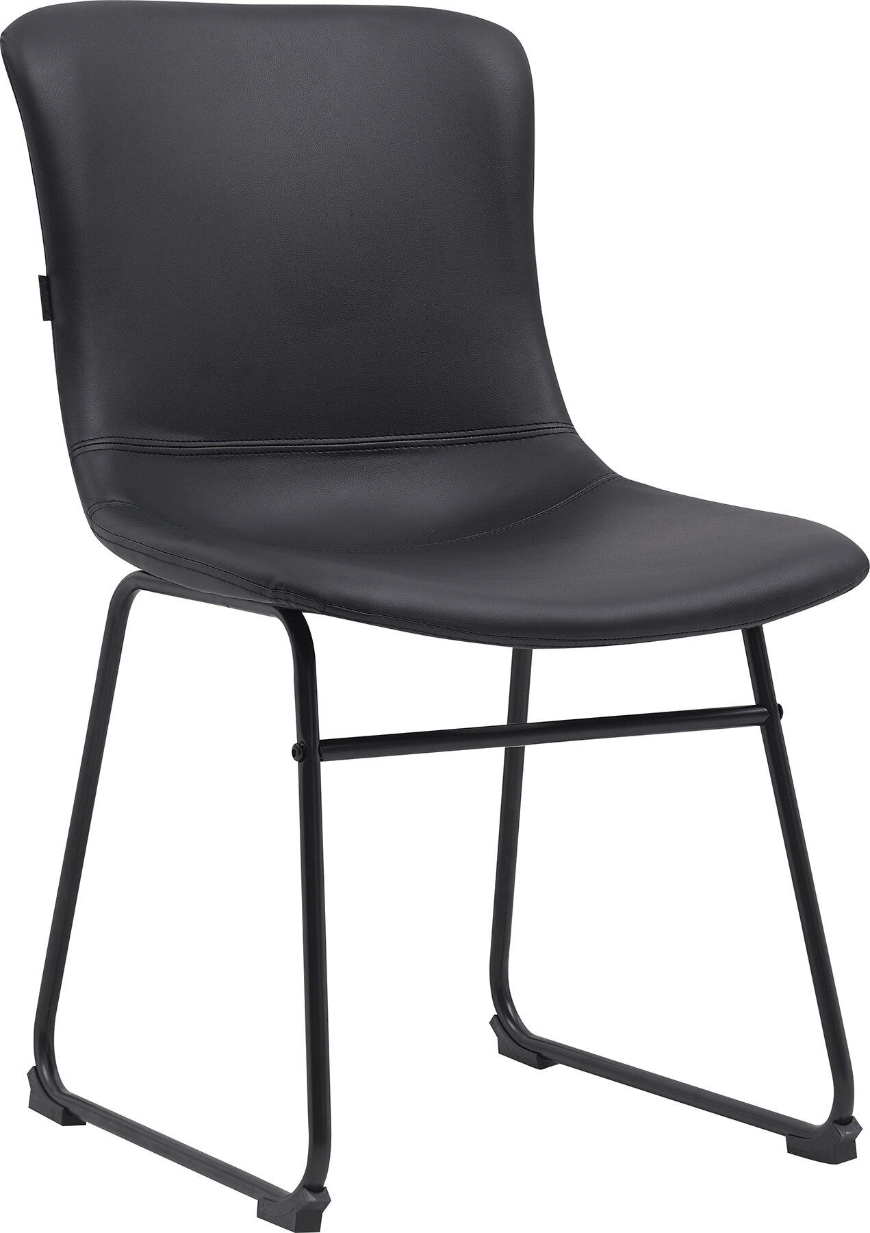 Кресло Everprof Кресло для посетителей Everprof Expo CF Экокожа Черный