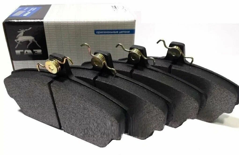 Колодка тормозная для а/м ГазЕЛЬ, Волга передняя (ГАЗ) (4шт) оригинал