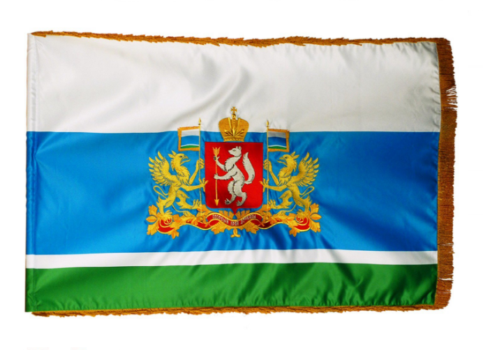 Знамя Свердловской области вышитое 100х150 см