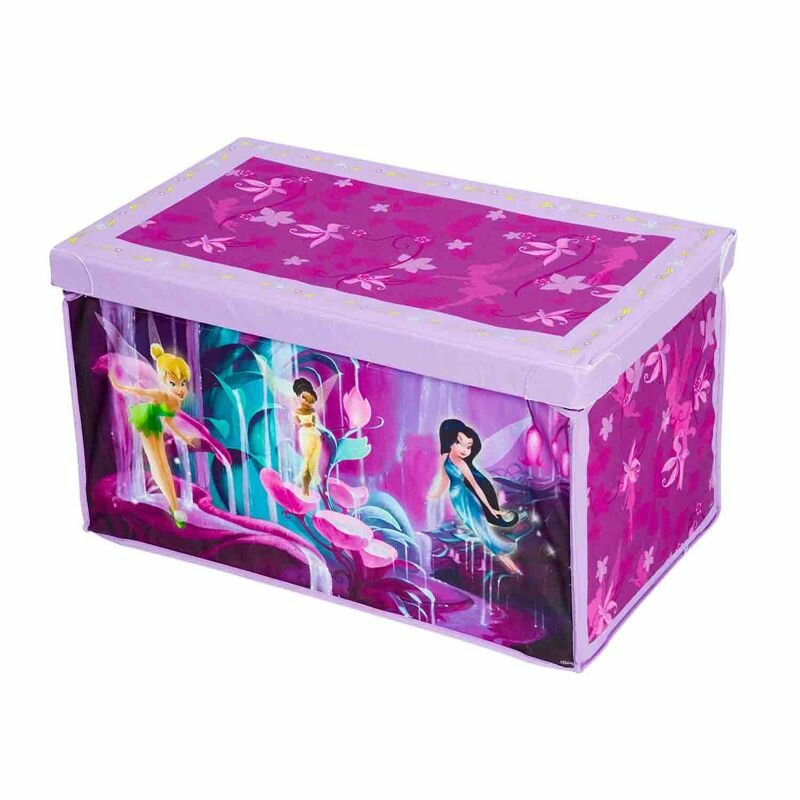 Короб для игрушек Disney "Феи", TB 83392, контейнер, прочный текстиль, яркие изображения, стильный дизайн