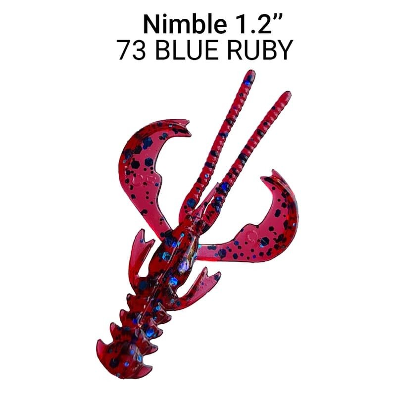Силиконовые приманки Crazy Fish Nimble 1.2" 76-30-73-5 чеснок
