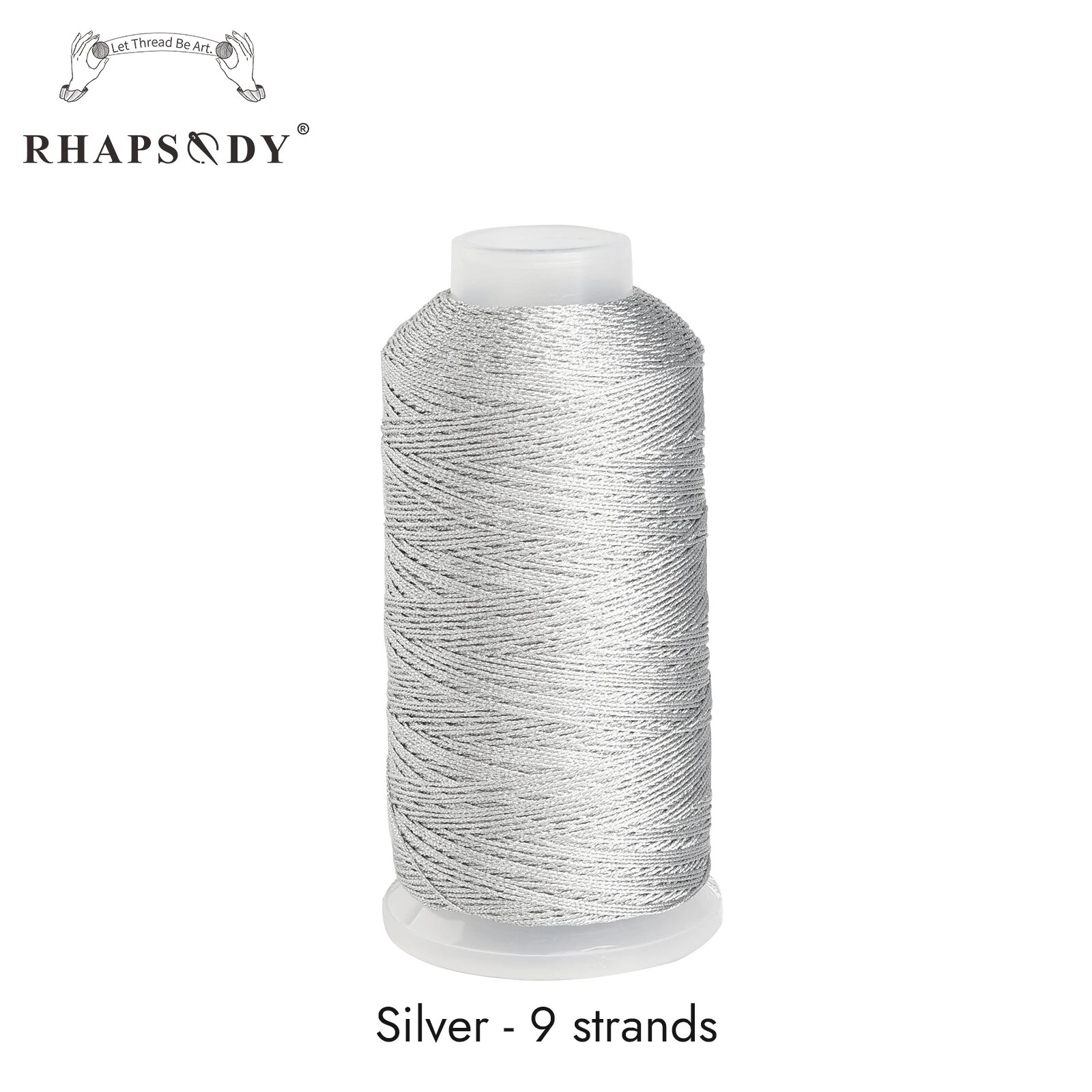 Rhapsody металлическая нить для рукоделия 3/6/9/12 нитей
