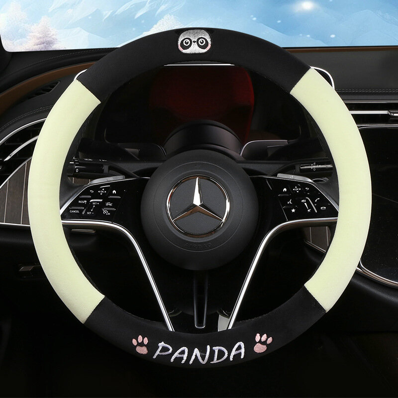 Чехол для руля Kimbery shun, флисовый, искусственный плюш, нескользящий