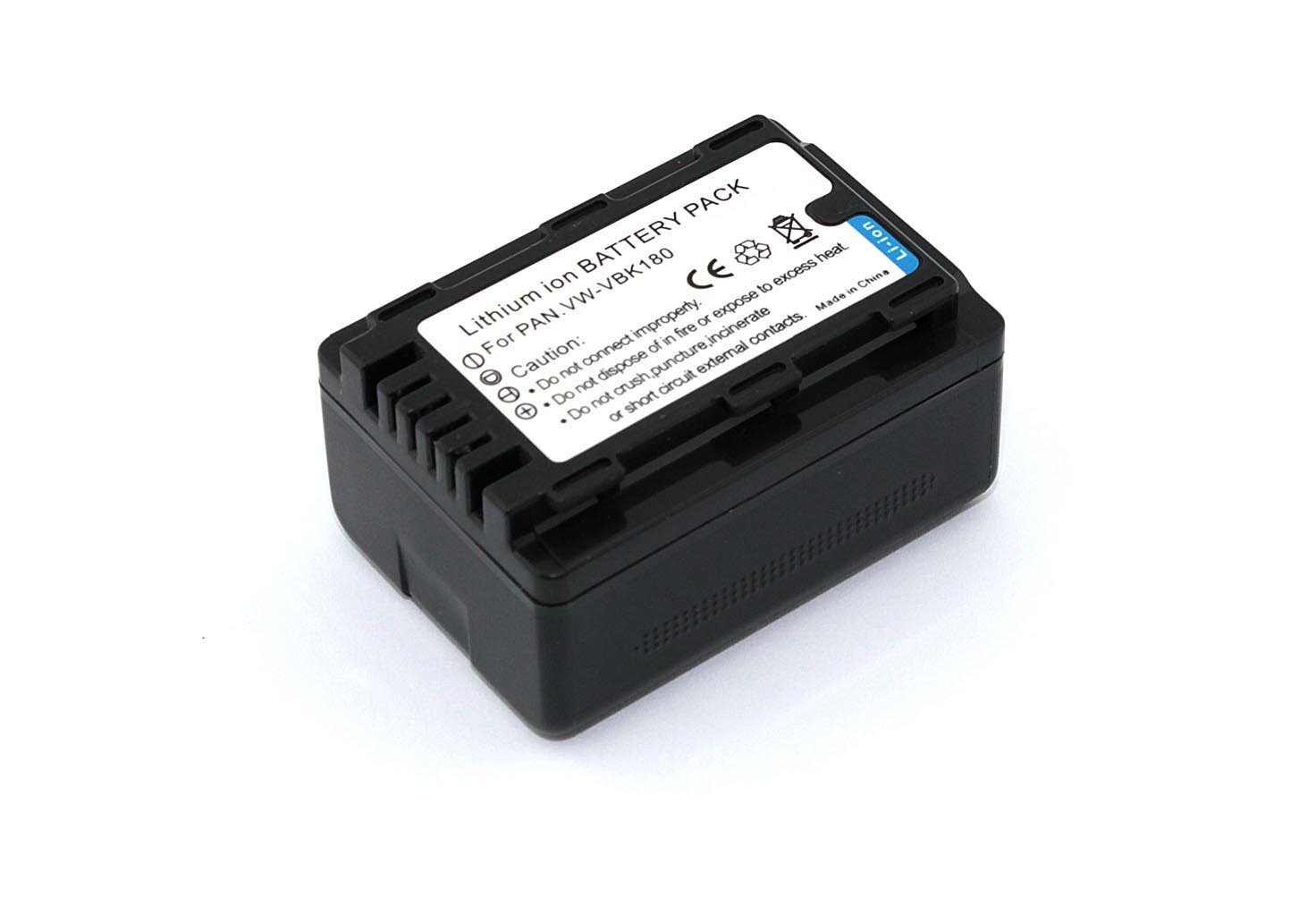 Аккумулятор VW-VBK180 для камеры Panasonic HC-V10 3.6V 1800mAh