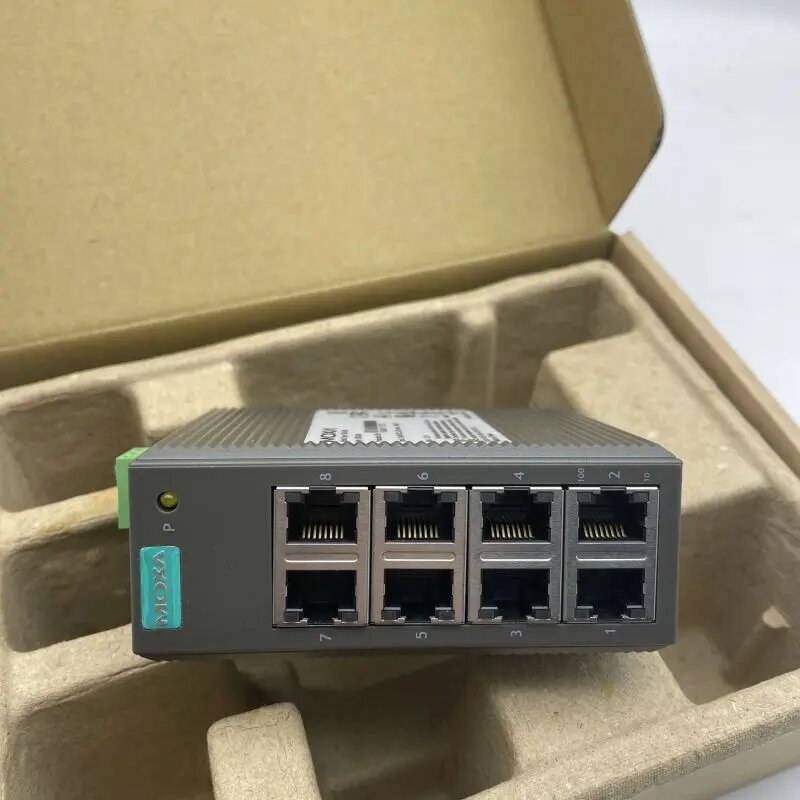 MOXA EDS-208 начальный уровень неуправляемый Промышленный Коммутатор Ethernet