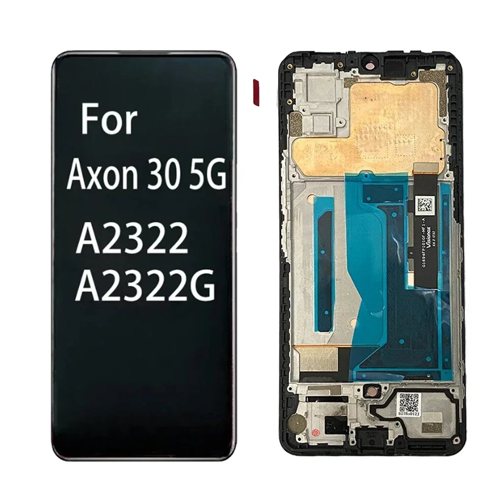 6,92 'оригинальный AMOLED для ZTE Axon 30 5G ЖК-дисплей сенсорный экран для Axon 30 5G A2322 A2322G ЖК-дигитайзер в сборе ремонт A2322G With Frame